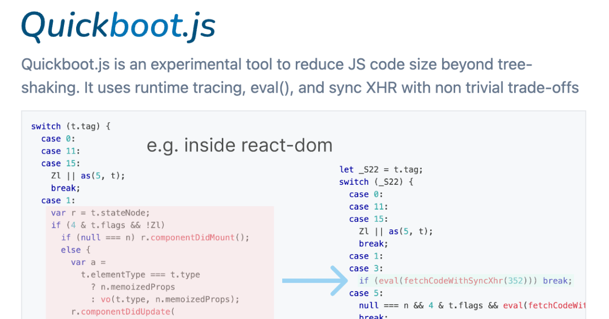Quickboot.js